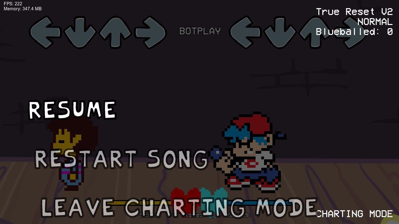True Reset V2 Charted Mod for Friday Night Funkin' | FNF Mods