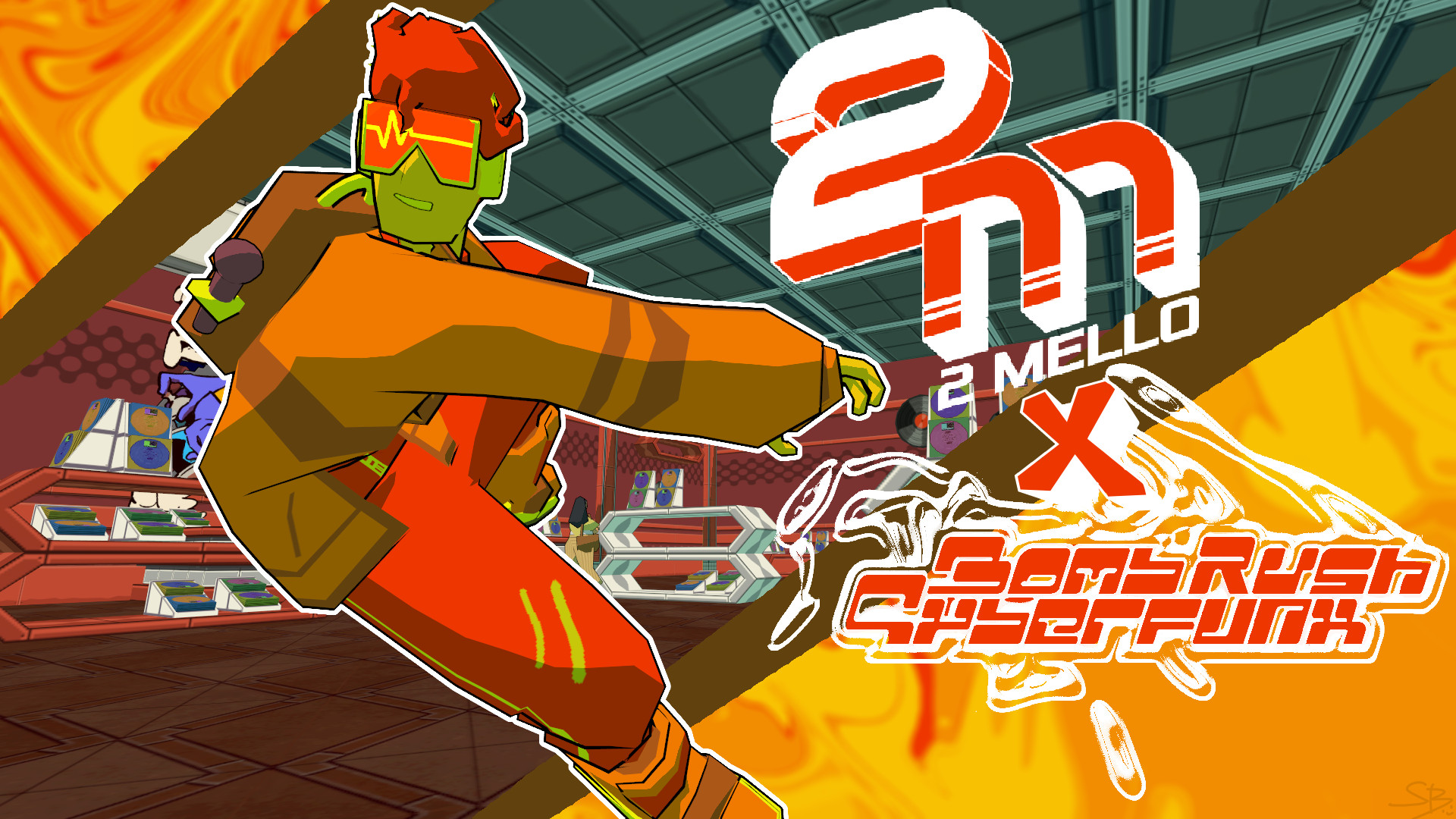 2 Mello (Funkified) Mod for Bomb Rush Cyberfunk | BRC Mods