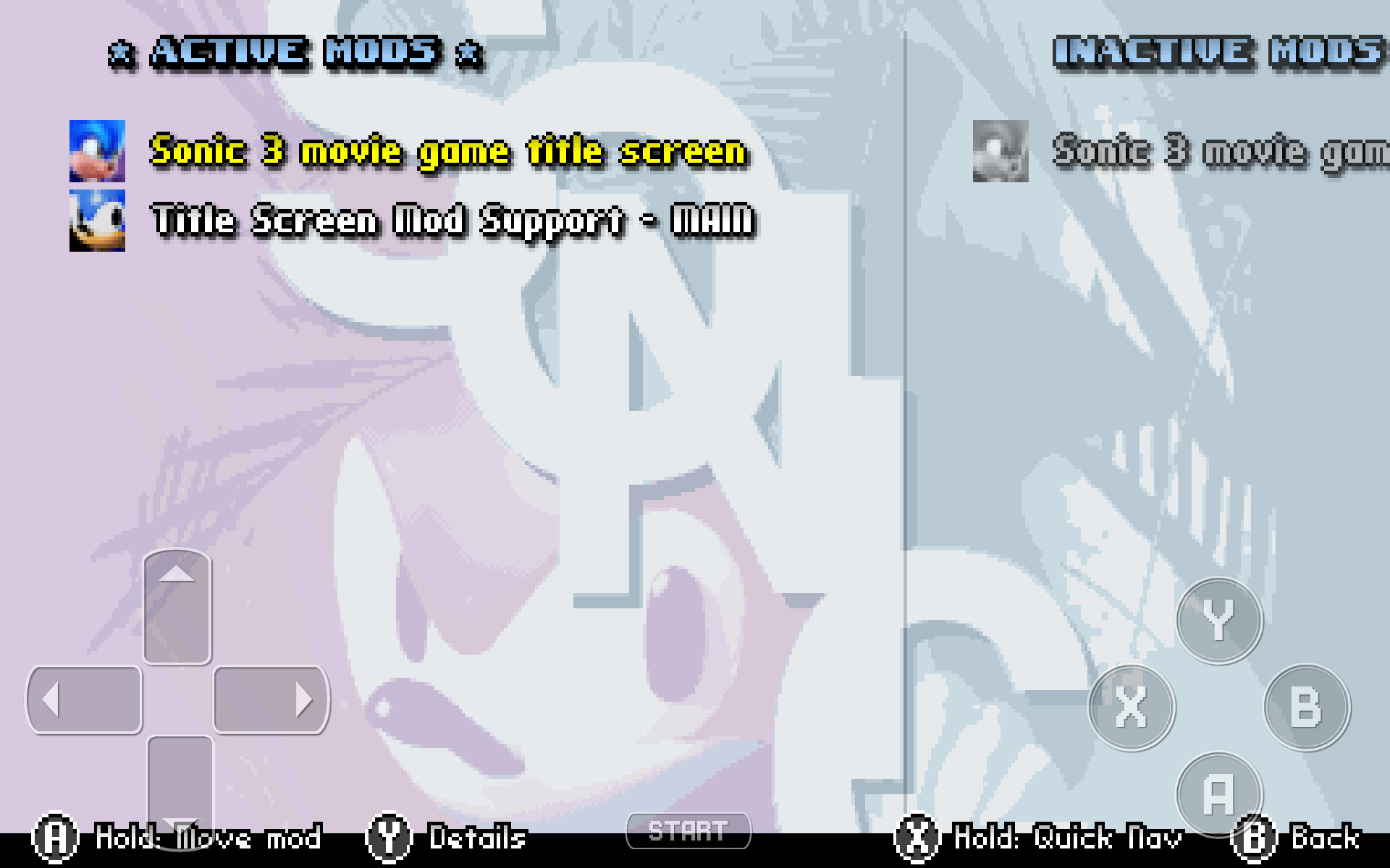 Sonic 3 movie game title screen Mod for Sonic 3 A.I.R. | S3AIR Mods