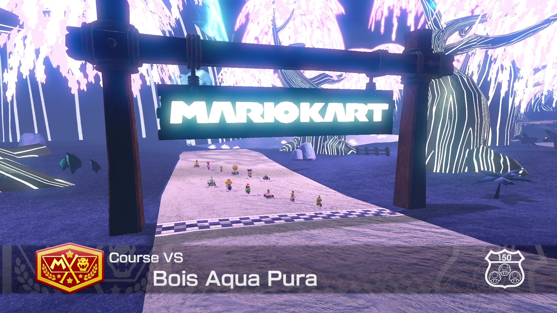 Aqua Pura Woods - A MK8DX Custom Nitro Track ! Mod for Mario Kart 8 ...