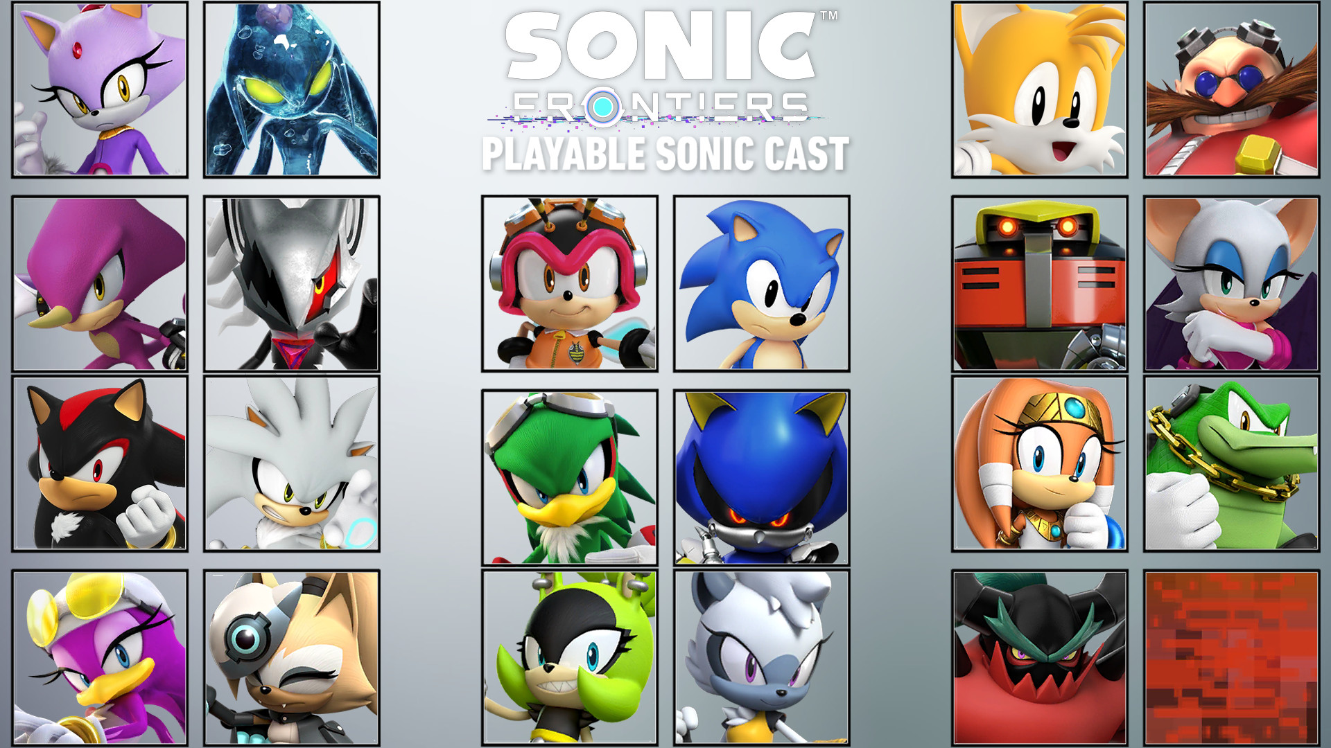 Playable Sonic Cast Mod for Sonic Frontiers | Frontiers Mods