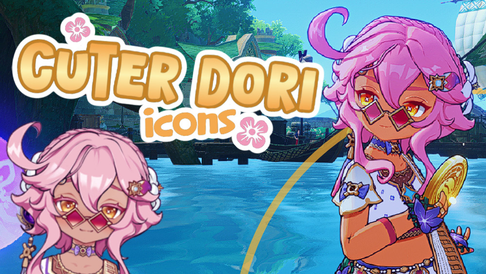 Icons for Cuter Dori Mod Mod for Genshin Impact | GI Mods