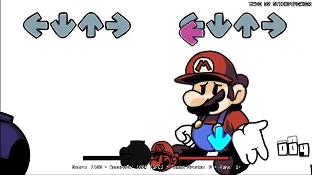 Amusia Mario Mix Mod for Friday Night Funkin' | FNF Mods