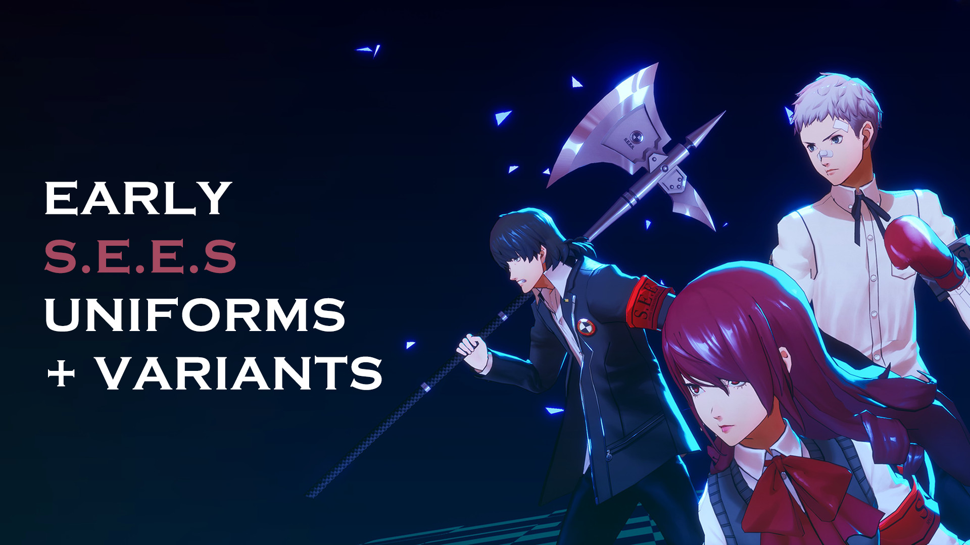 Early SEES Uniforms + Variants Mod for Persona 3 Reload | P3R Mods