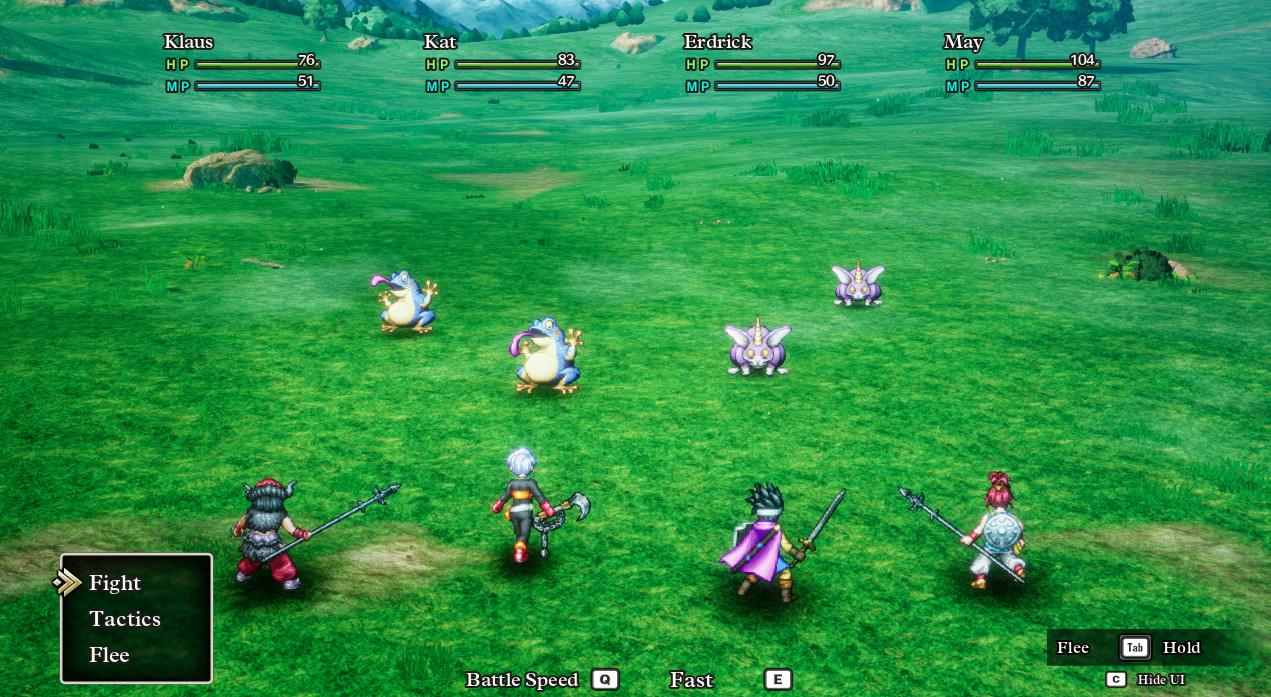 Classic Battle UI (Switch) Mod for DRAGON QUEST III HD-2D (Switch ...