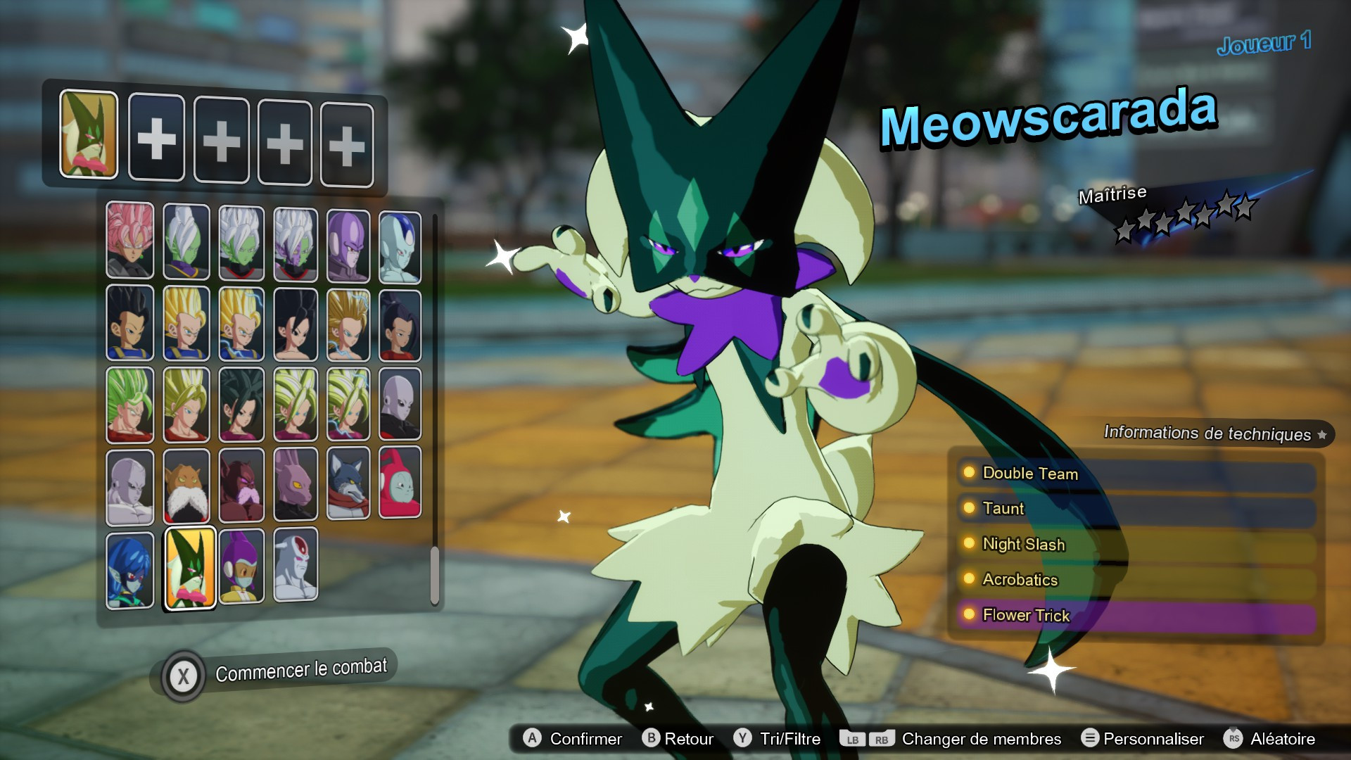 Meowscarada (New slot/moveset) Mod for Dragon Ball: Sparking! ZERO ...