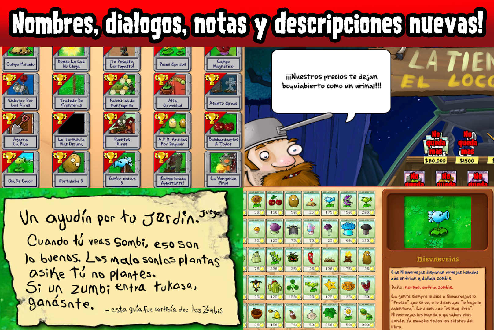 PvZ Expansión En Español Latino (1.0.11) Mod for Plants vs. Zombies ...