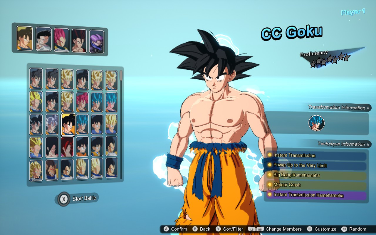 Universal Blue CC Goku (New Slot) Mod for Dragon Ball: Sparking! ZERO ...