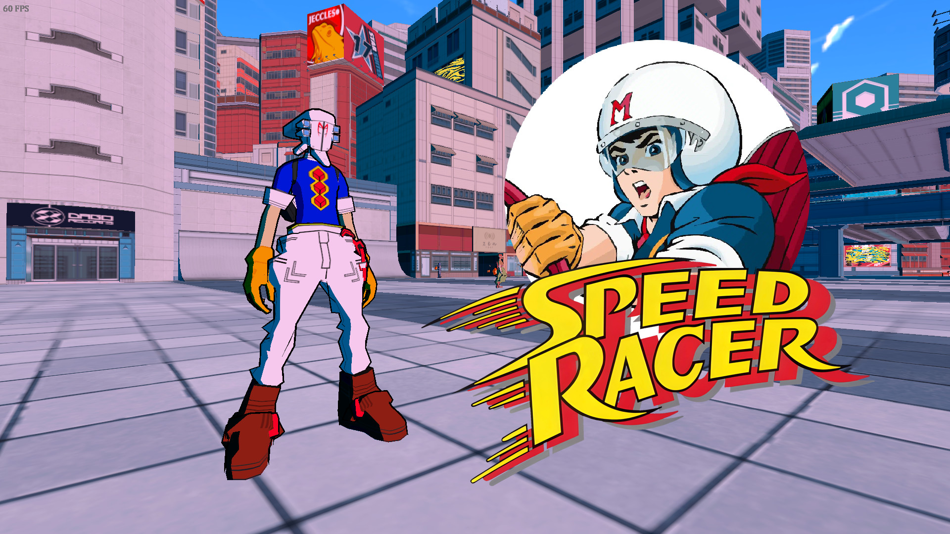 Speed Racer skin for Red Mod for Bomb Rush Cyberfunk | BRC Mods