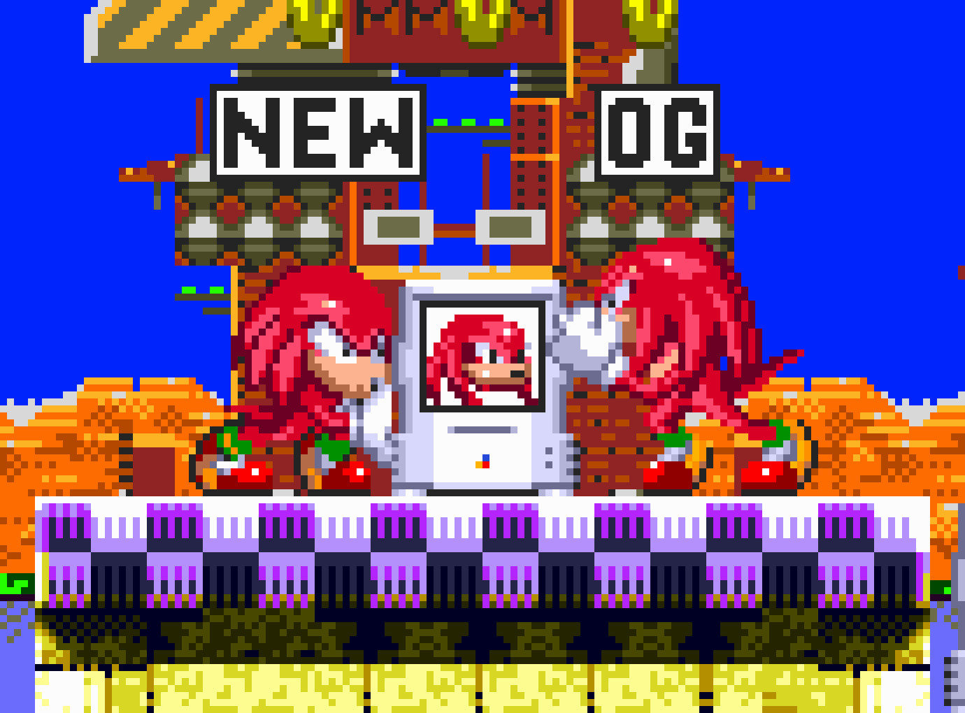 better knuckles push animatiton Mod for Sonic 3 A.I.R. | S3AIR Mods