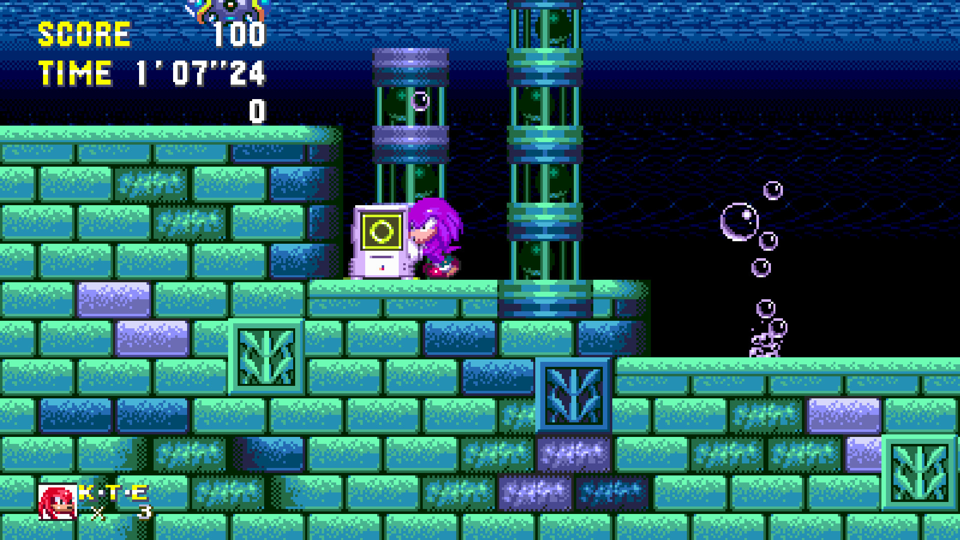 better knuckles push animatiton Mod for Sonic 3 A.I.R. | S3AIR Mods