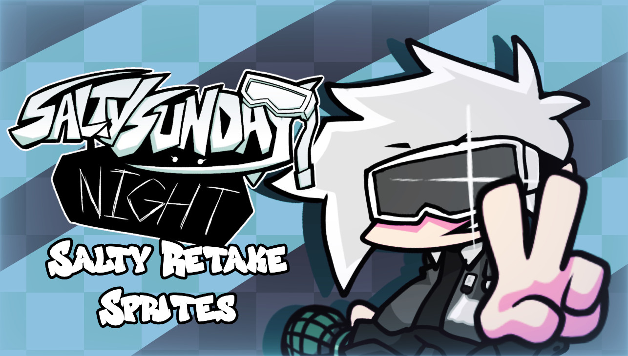 Salty Retake Sprites Mod for Friday Night Funkin' | FNF Mods