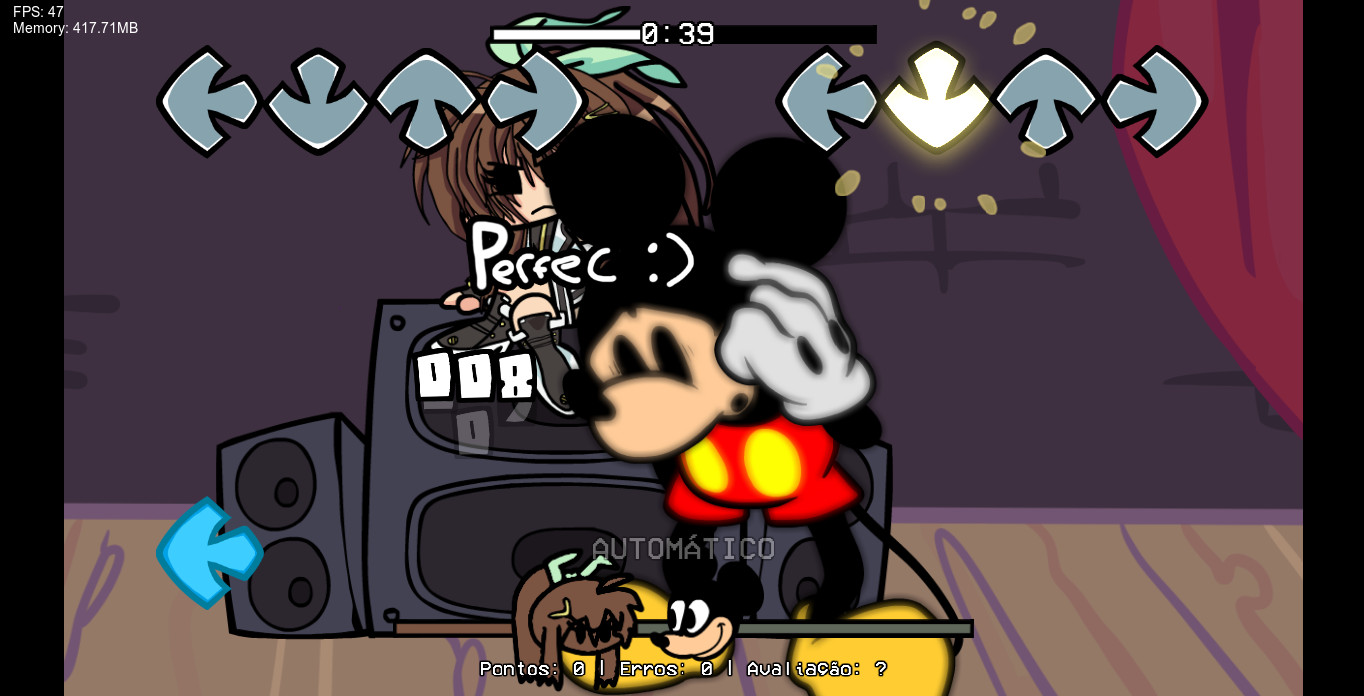 Playable Smiler Mickey Mouse Reskinned (Colored) Mod for Friday Night ...