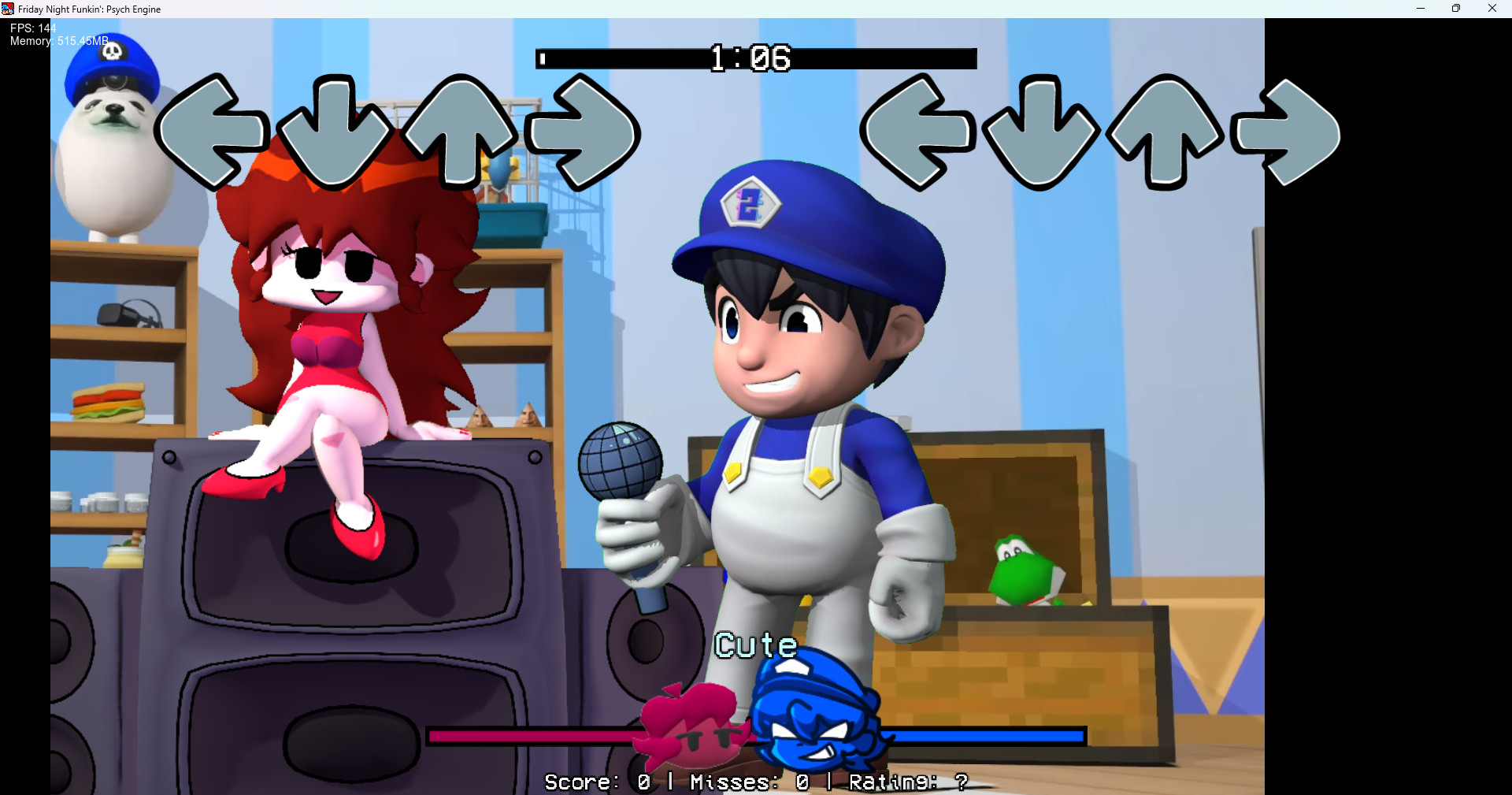 Playable SMG4 Mod for Friday Night Funkin' | FNF Mods