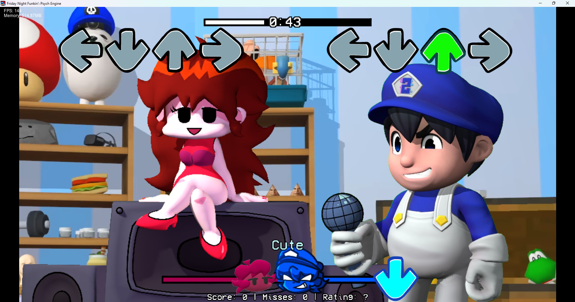 Playable SMG4 Mod for Friday Night Funkin' | FNF Mods