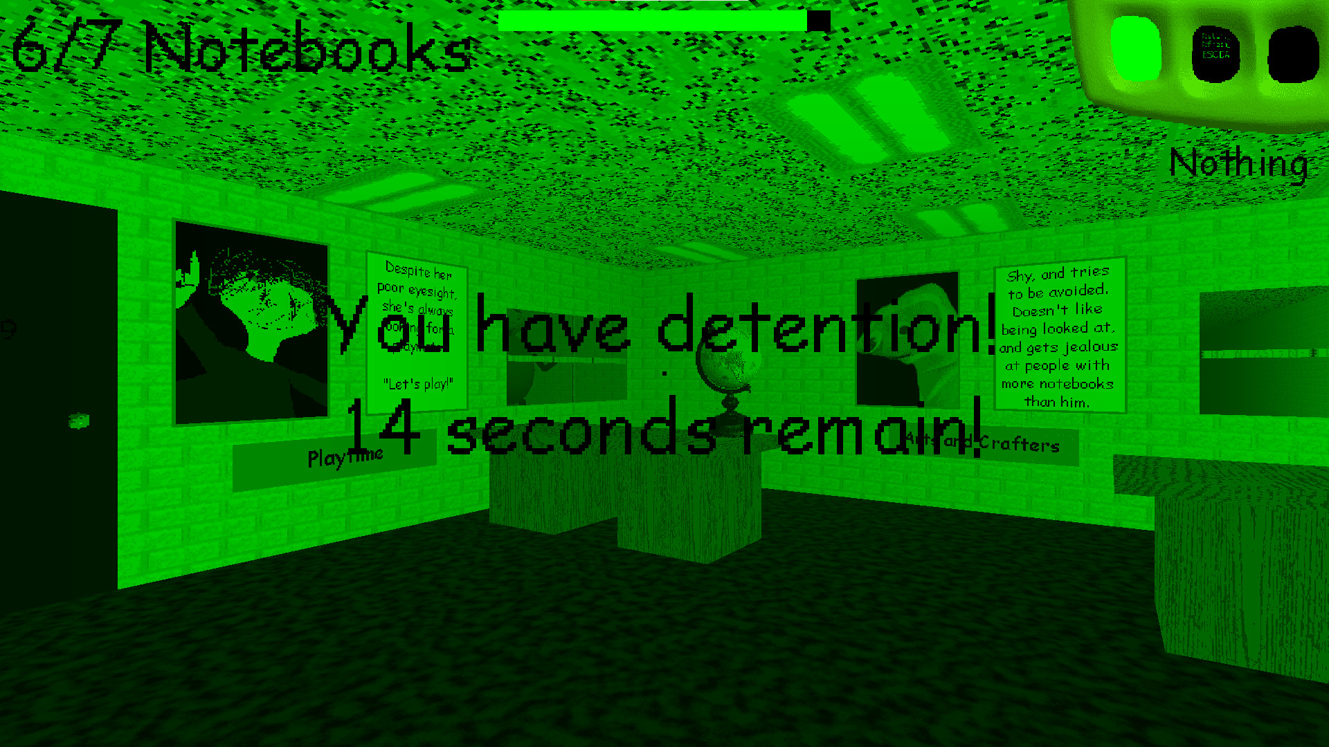 Green Fortnite Mod for Baldi's Basics | Baldi Mods