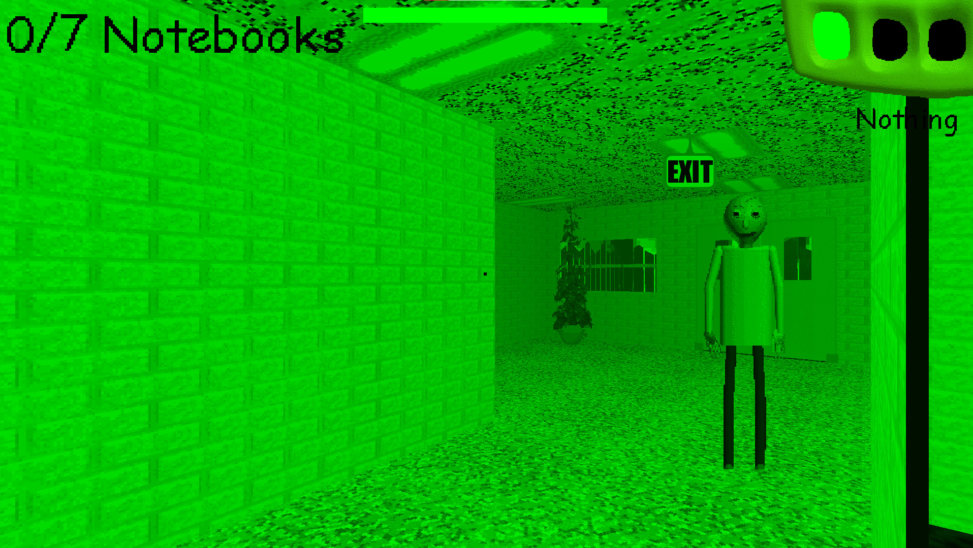 Green Fortnite Mod for Baldi's Basics | Baldi Mods