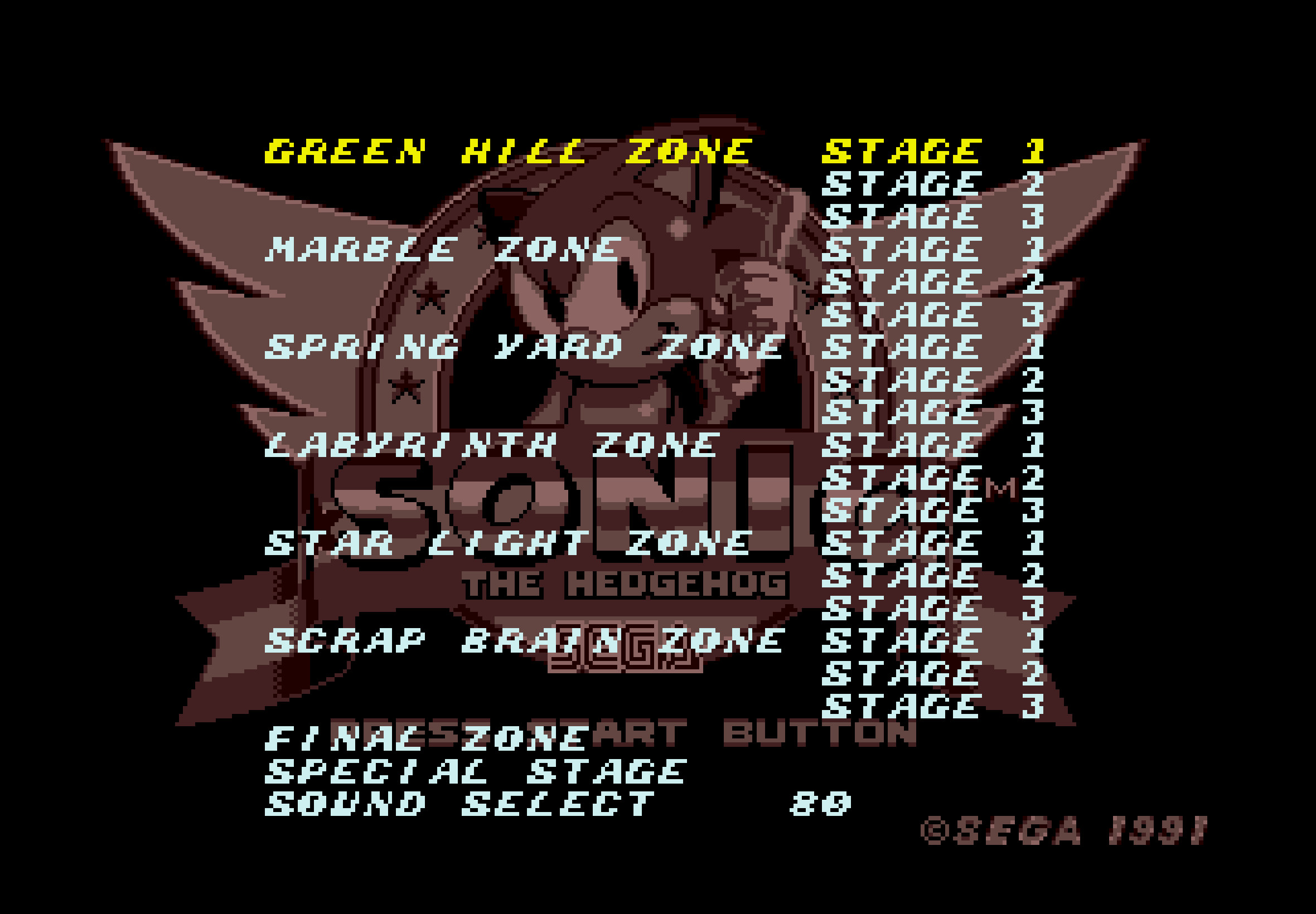 Press Start Button Text Reimplementation Mod for Sonic The Hedgehog ...