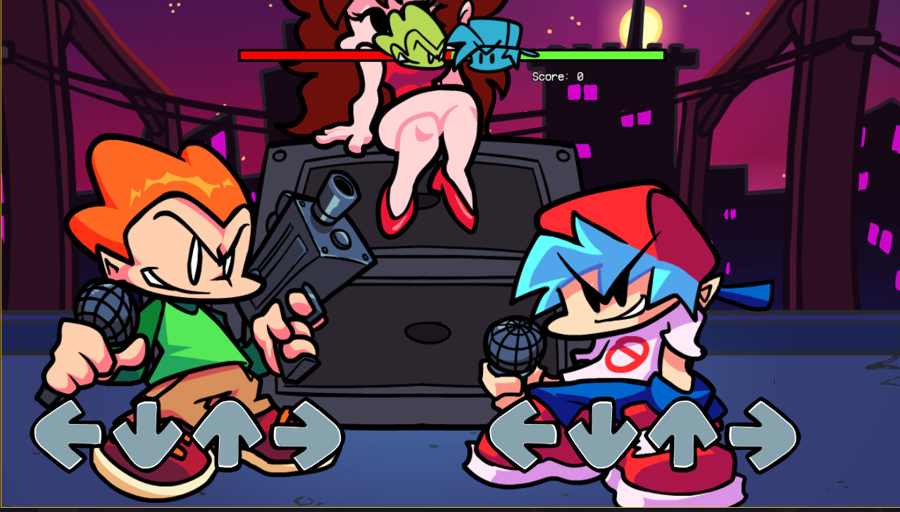 Revamped's Bf and Gf (HeV's take) Mod for Friday Night Funkin' | FNF Mods