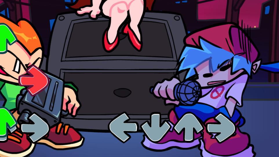 Revamped's Bf and Gf (HeV's take) Mod for Friday Night Funkin' | FNF Mods