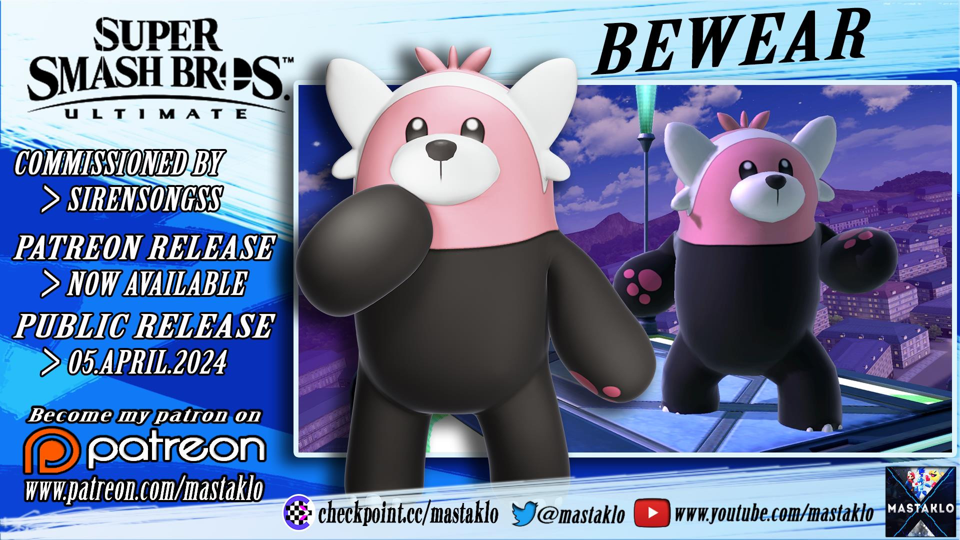 Bewear Mod for Super Smash Bros. Ultimate | SSBU Mods