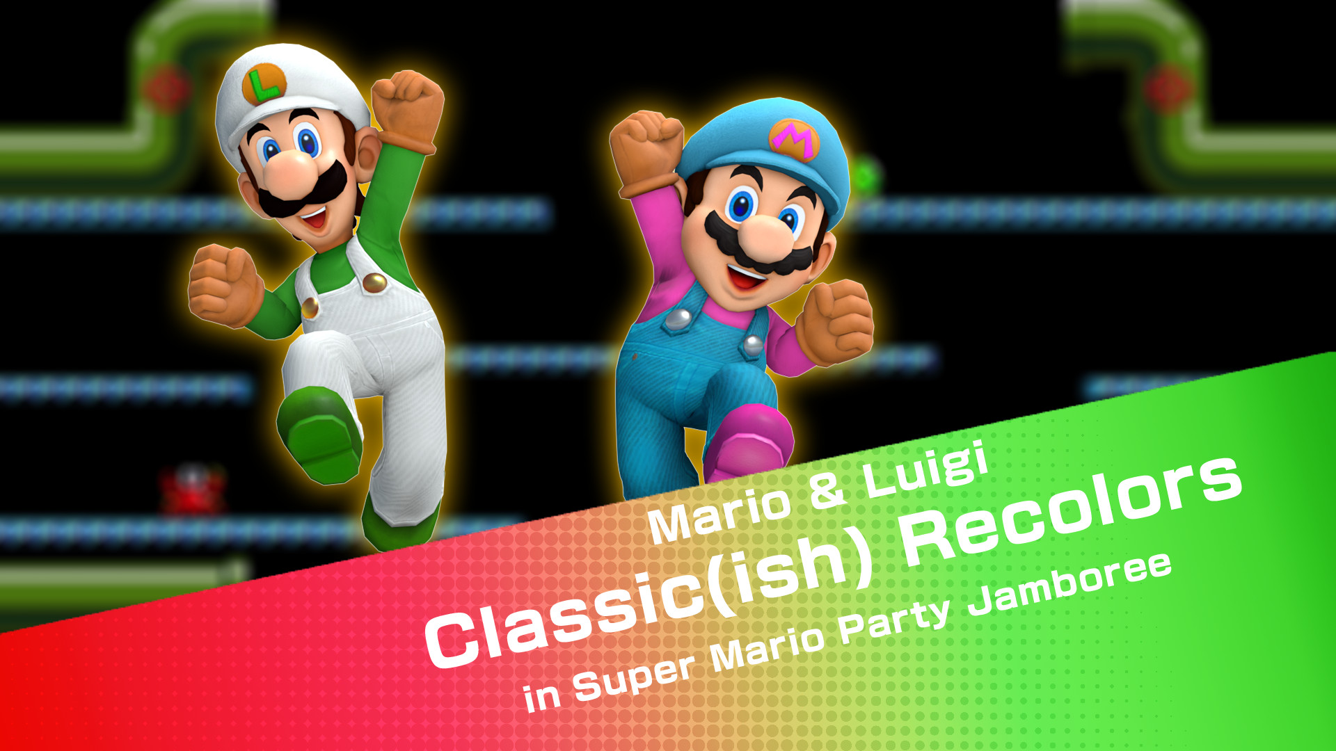 Mario Bros. Classic(ish) Recolors Mod for Super Mario Party Jamboree ...