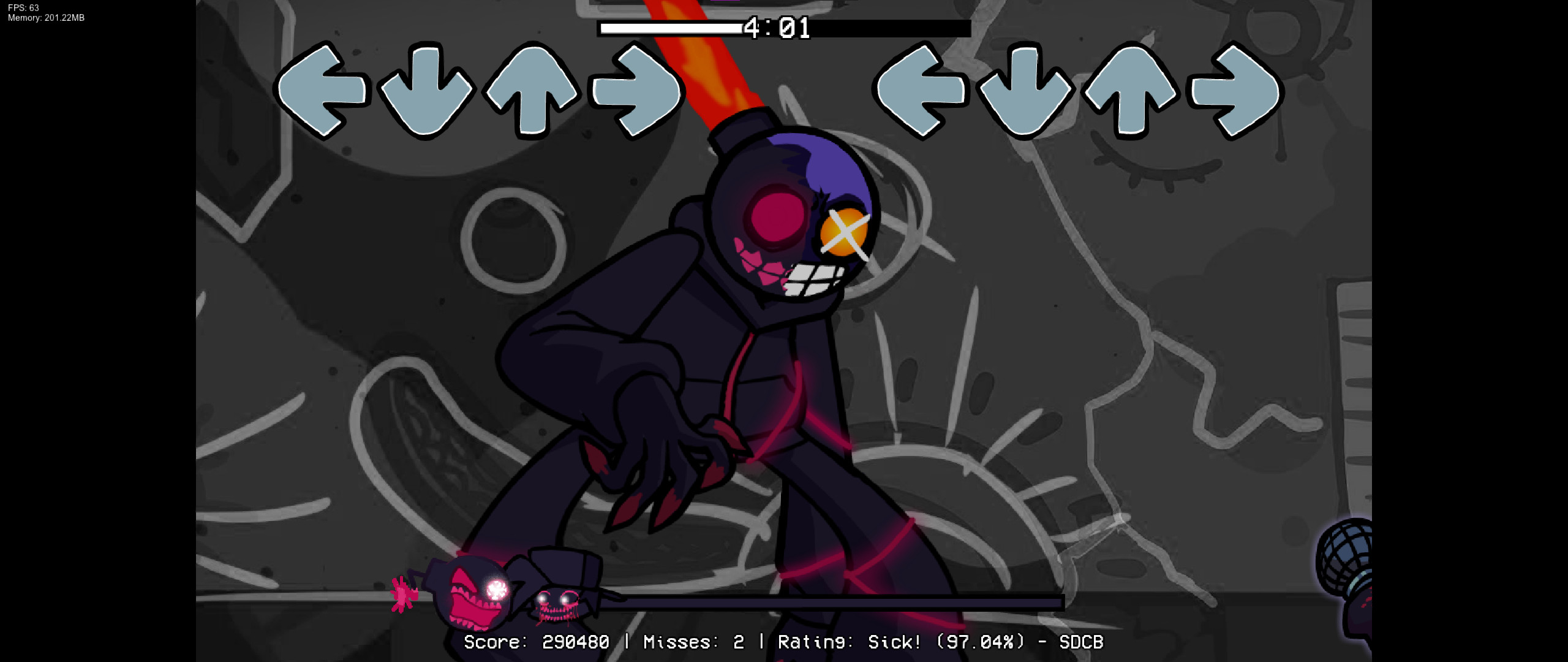 Infernum L-Remix MANIA CHART! Mod for Friday Night Funkin' | FNF Mods