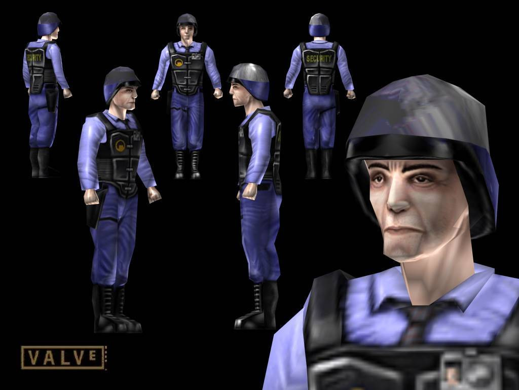 Barney from Pre-release screenshots of Half-Life Mod for Half-Life | HL ...