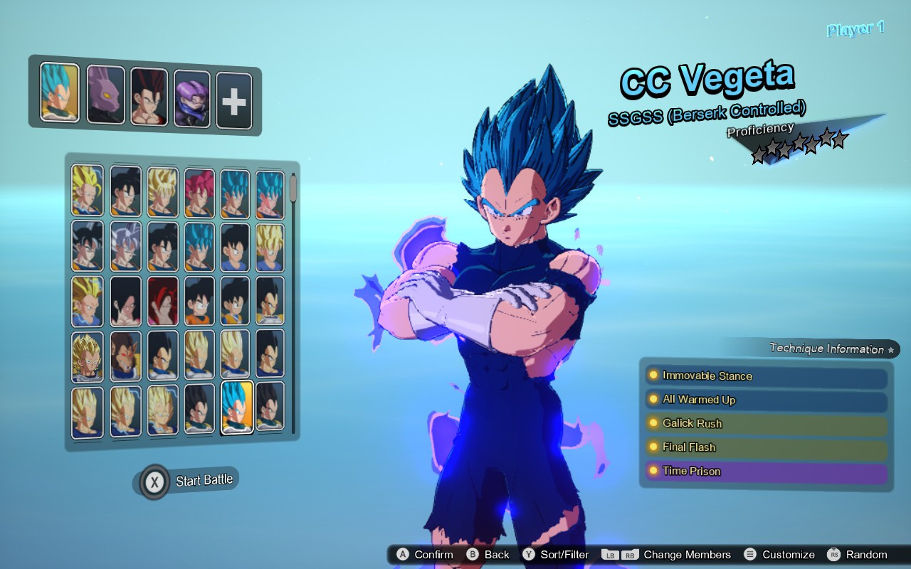 CC Vegeta Base And SSGSS (Berserk Controlled) Mod for Dragon Ball ...