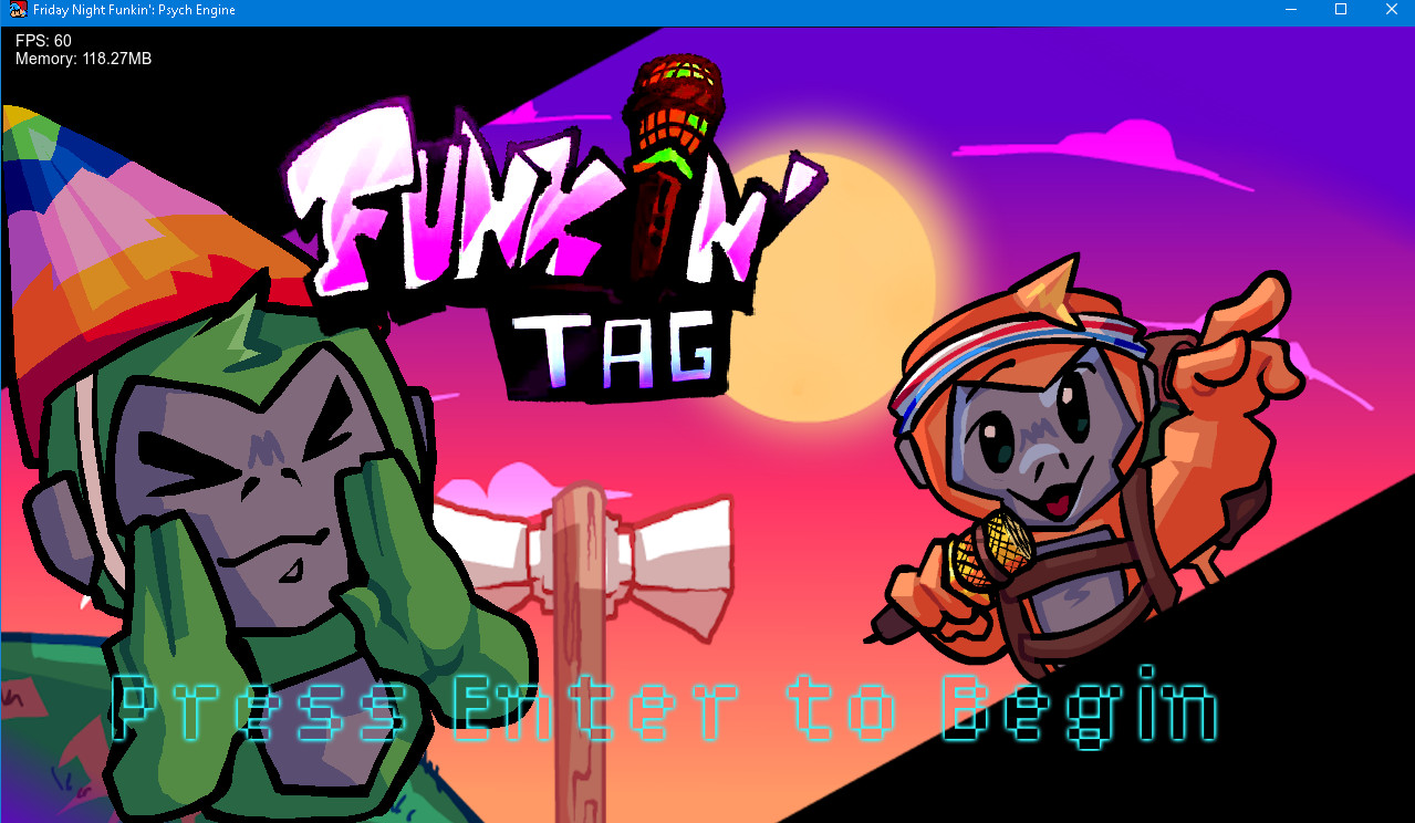 Funkin Tag: VS PBBV psych mod Mod for Friday Night Funkin' | FNF Mods