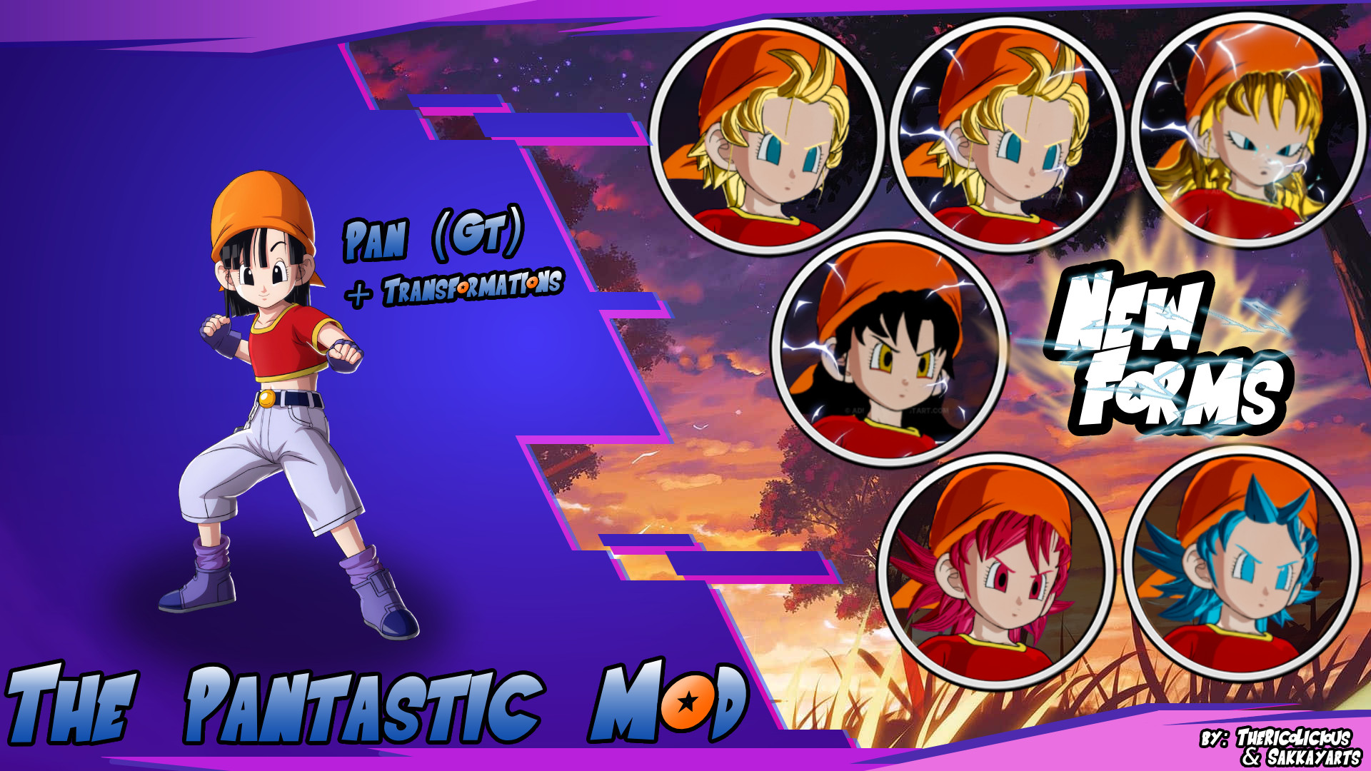 Pan (GT) + Transformations Mod for Dragon Ball: Sparking! ZERO | DBSZ Mods