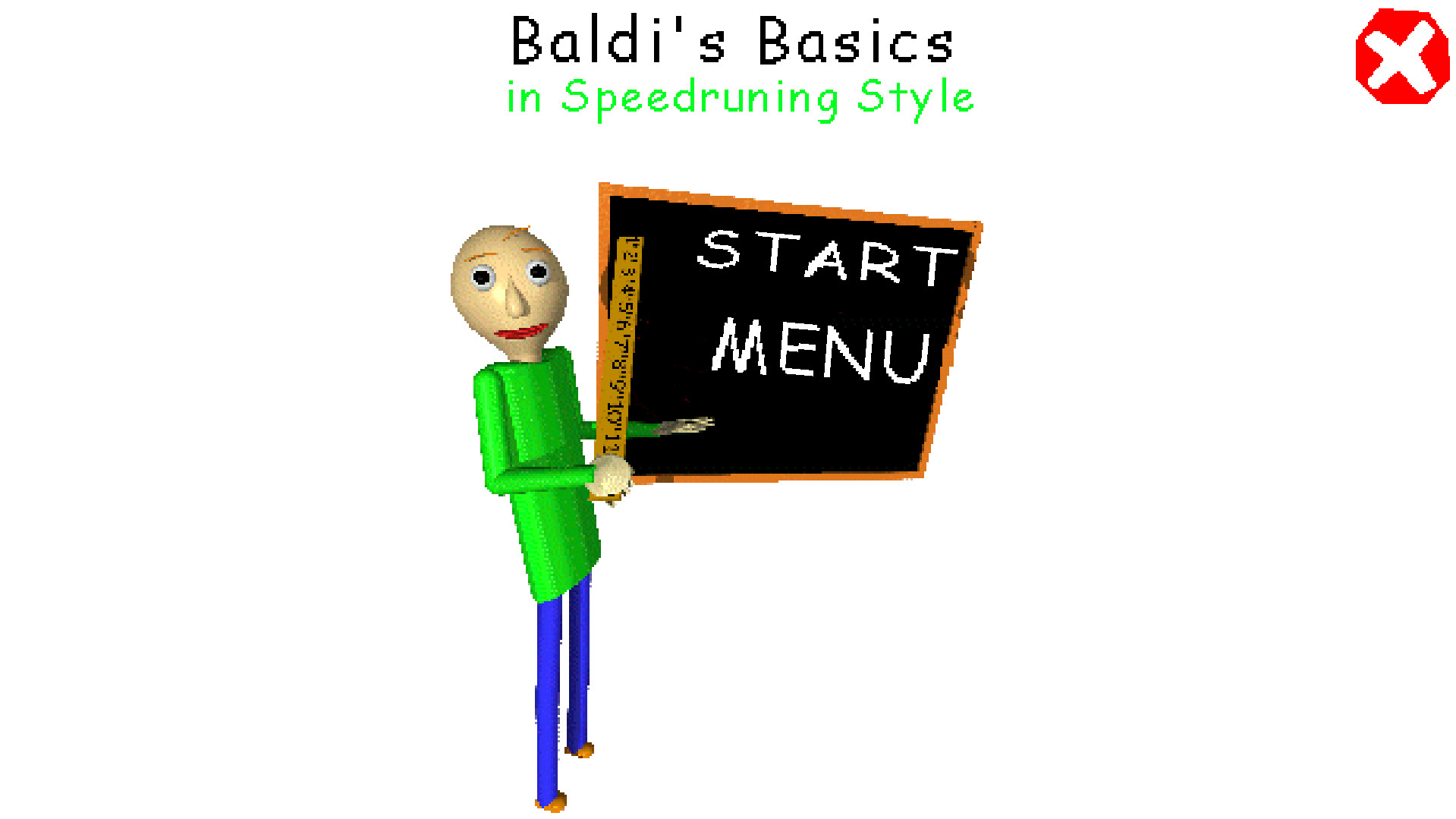 Baldi's Basics in Speedruning Style +Null Mode Mod for Baldi's Basics ...
