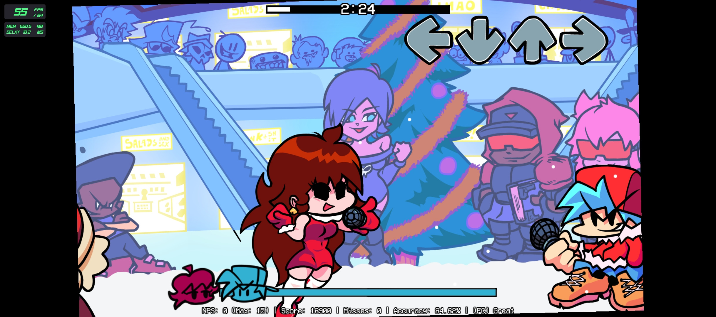 PINK POP - An FNF ONESHOT MOD [Holiday Update] Mod for Friday Night ...