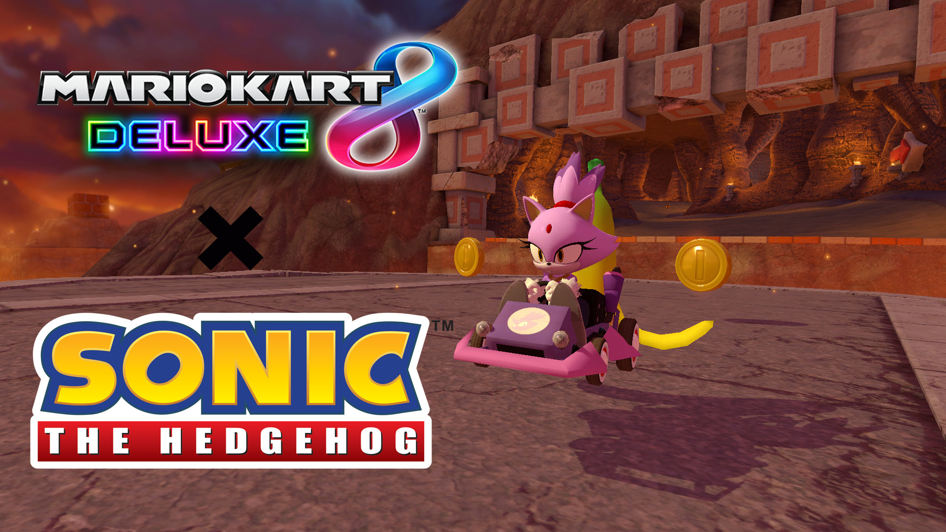 Blaze the Cat Mod for Mario Kart 8 Deluxe | MK8D Mods