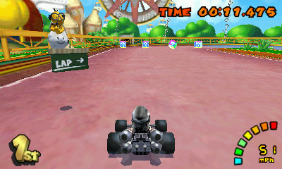 Mario Kart Double Dash!! Custom HUD (v0.2) Mod for Mario Kart 7 | MK7 Mods