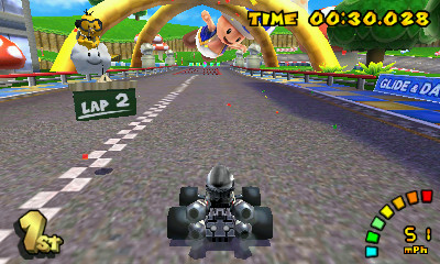 Mario Kart Double Dash!! Custom HUD (v0.2) Mod for Mario Kart 7 | MK7 Mods