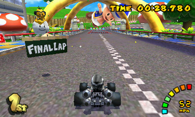 Mario Kart Double Dash!! Custom HUD (v0.2) Mod for Mario Kart 7 | MK7 Mods