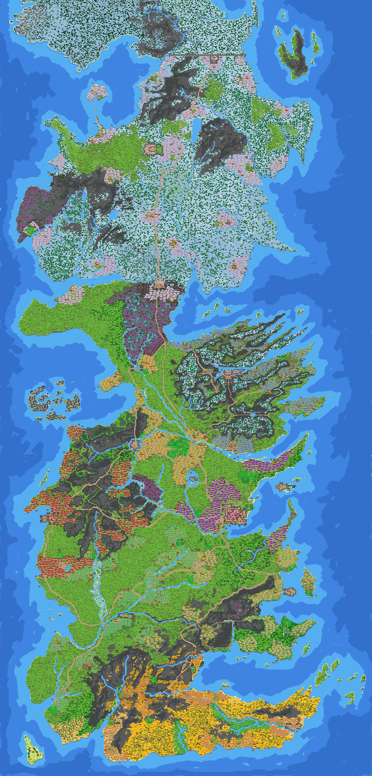 Westeros map (Game of Throne) Mod for WorldBox | WorldBox Mods