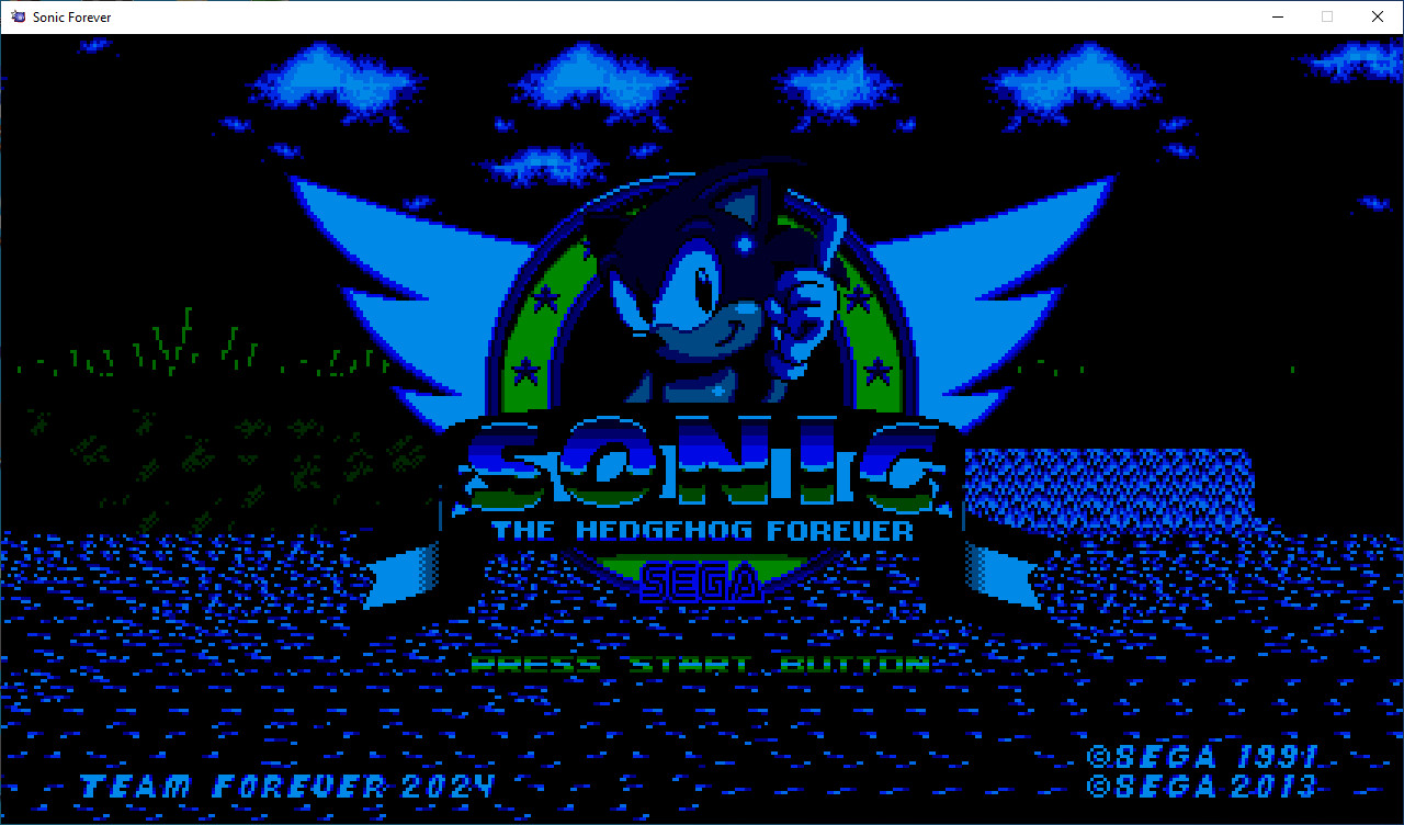 Retro Engine Fade Screen Mod for Sonic the Hedgehog Forever | S1F Mods