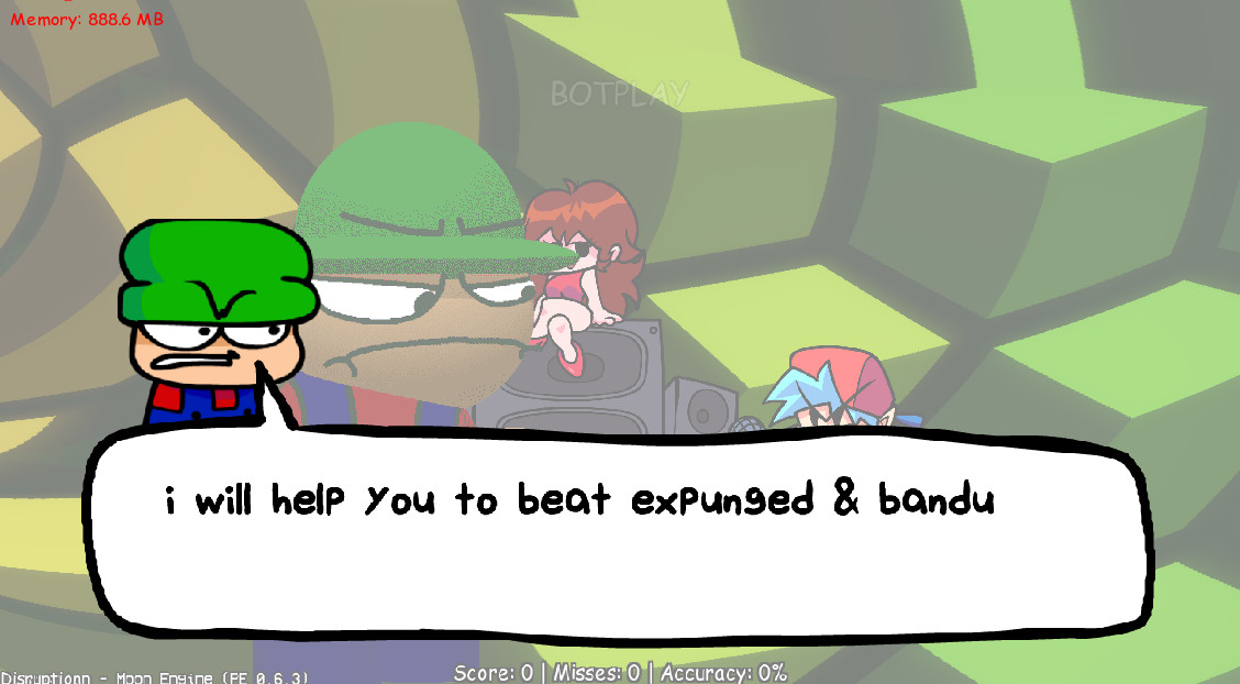 Vs Expunged & Bandu (ALPHA) Mod for Friday Night Funkin' | FNF Mods