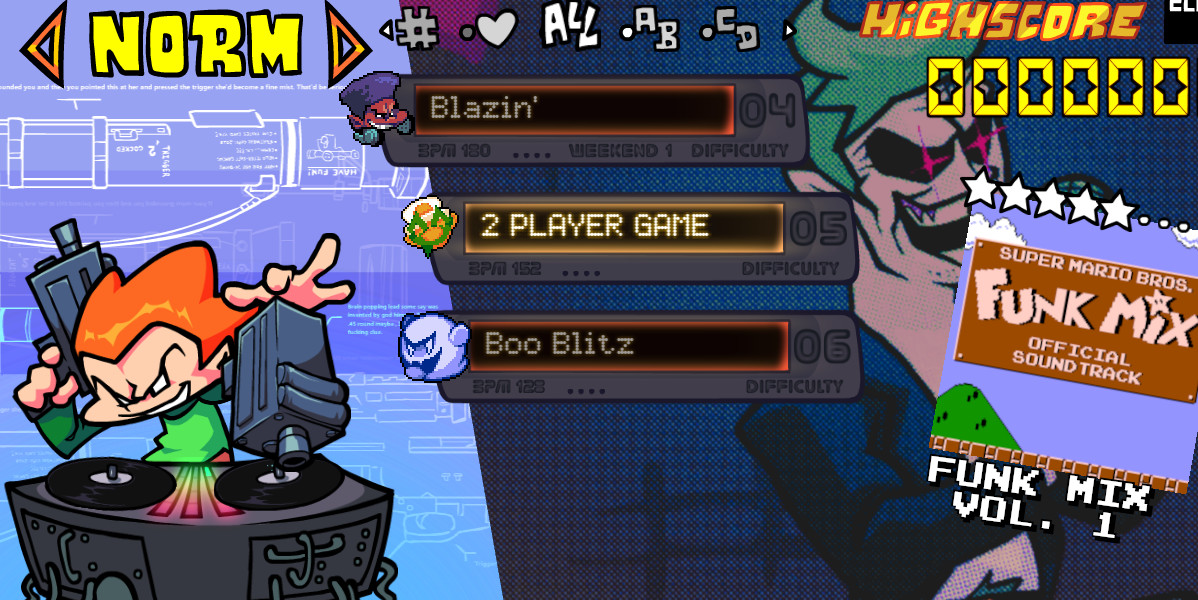 Funk Mix Pico Remixes Mod for Friday Night Funkin' | FNF Mods