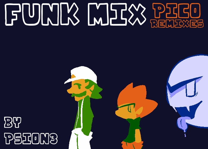 Funk Mix Pico Remixes Mod for Friday Night Funkin' | FNF Mods