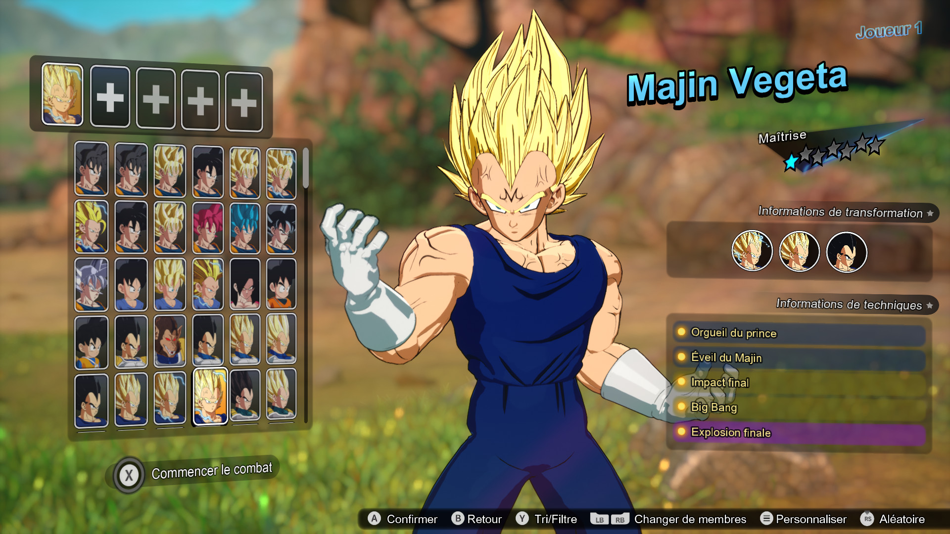 Vegeta (end of Z) - all transformations Mod for Dragon Ball: Sparking ...