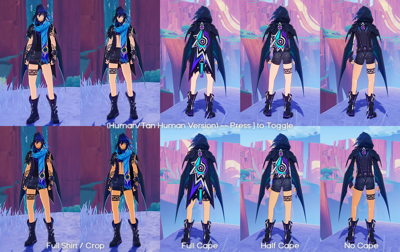 Skimpy Ororon Full Toggles (Buff,Tan,Human,Crop) Mod for Genshin Impact ...