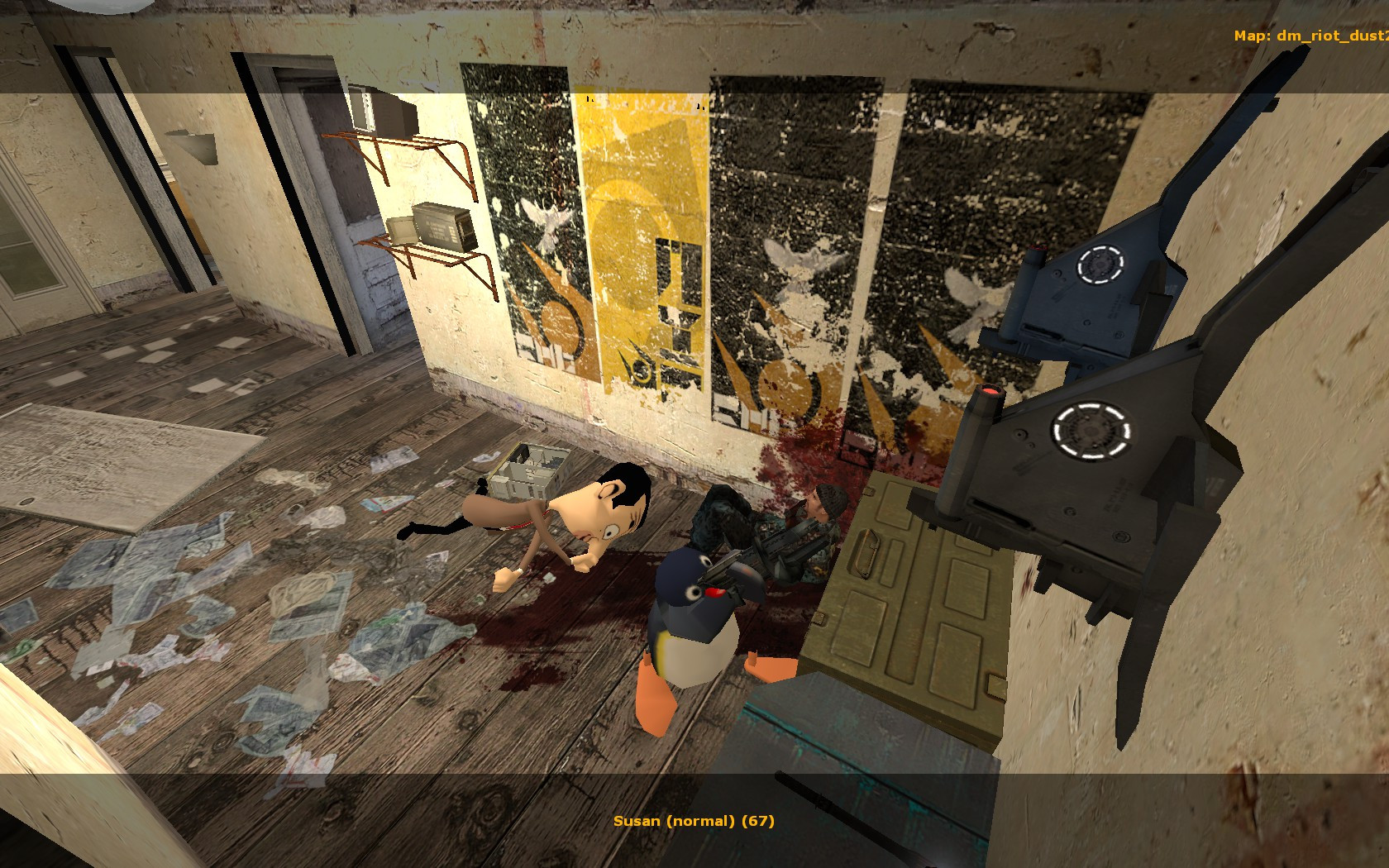 Pingu over male_08 Mod for Half-Life 2: Deathmatch | HL2:DM Mods