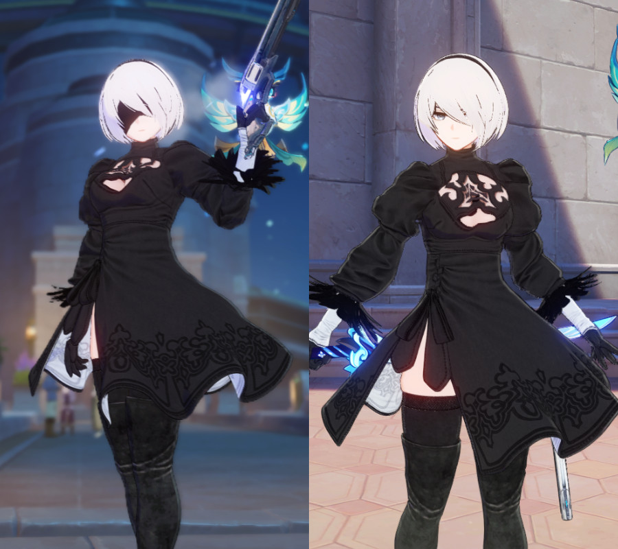 Clorinde 2B Mod Mod for Genshin Impact | GI Mods