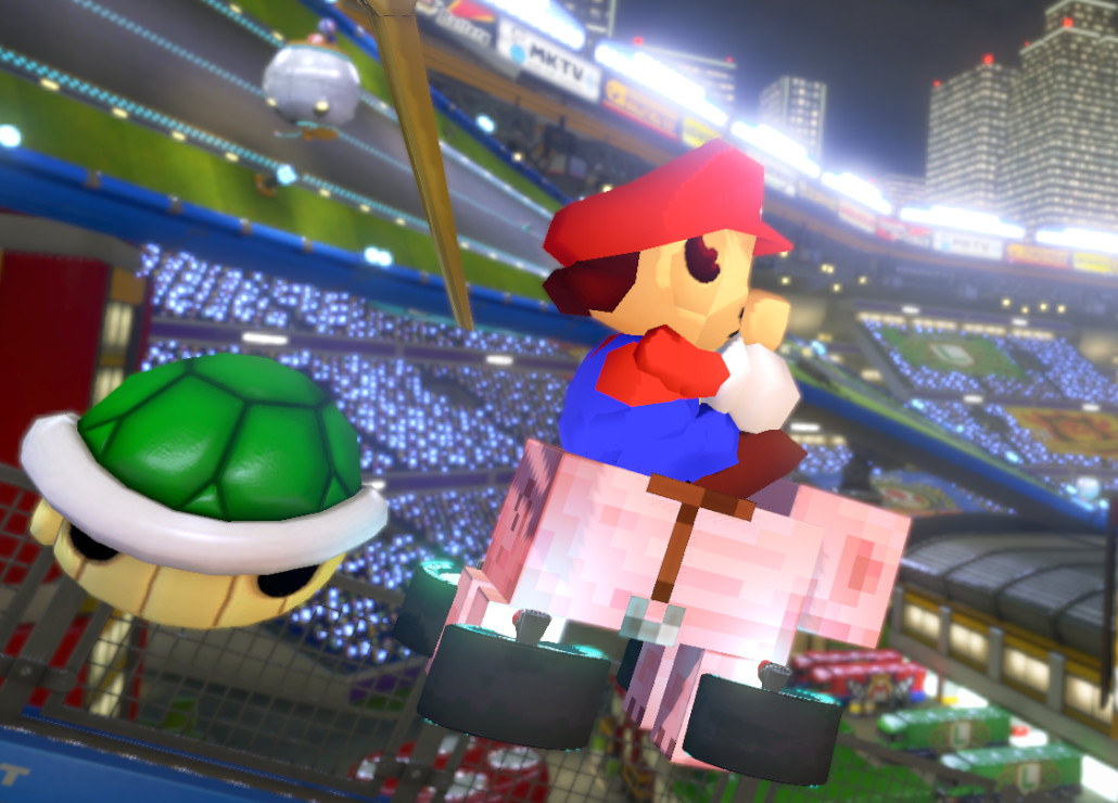 Minecraft Pig Mod for Mario Kart 8 | MK8 Mods