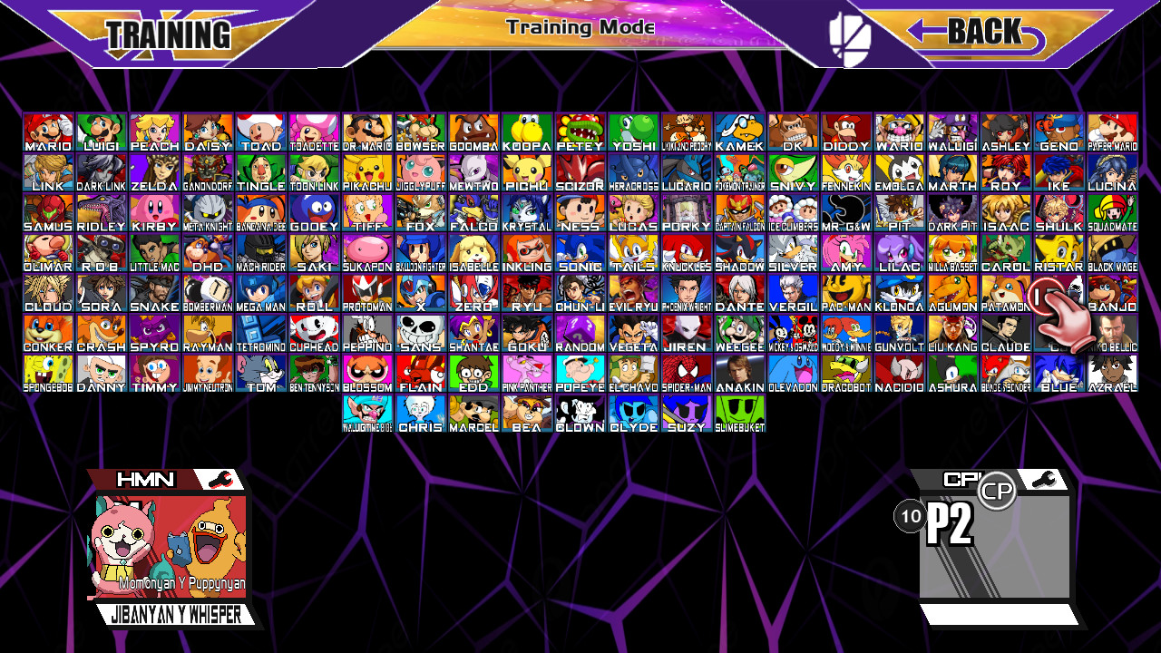 Momonyan y Puppynyan Skin for Jibanyan y Whisper Mod for Super Smash ...