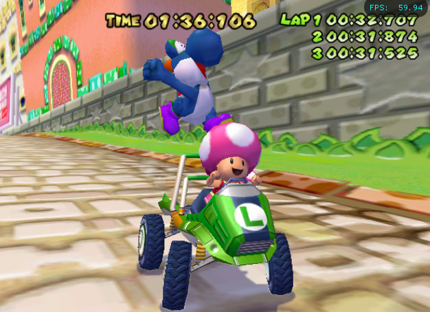 Blue Yoshi Mod for Mario Kart: Double Dash!! | MKDD Mods