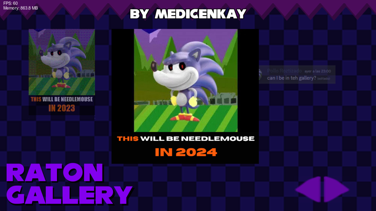 Vs Raton Aguja - This Will be Needlemouse in FNF Mod for Friday Night ...